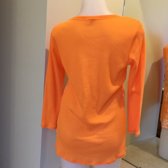 Reba | Tops | Nwot Reba Decorative Long Tshirt Sz M | Poshmark